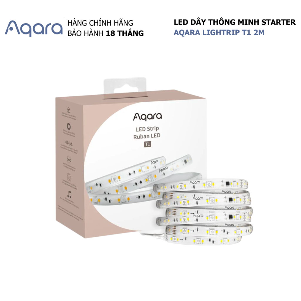 Đèn Led dây Aqara Light Strip T1 RGB Matter Starter Pack (2 mét ...